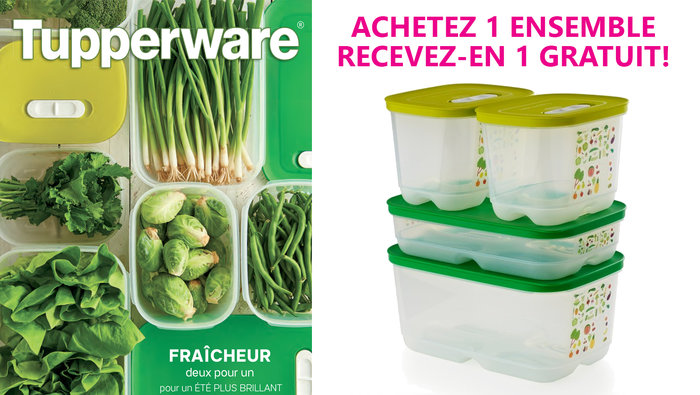 Ensemble Intelli-frais Tupperware 2pour1 | lesventes.ca